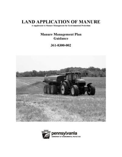 Manure Management Manual